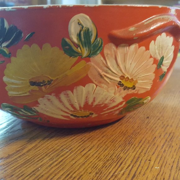 Ransburg | Kitchen | 2 Vtg Handpainted Ransburg Pottery Batter Bowls ...